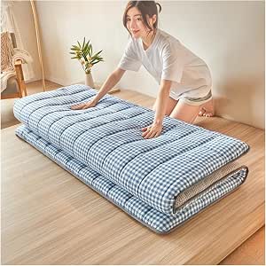 Japanese Floor Mattress, Portable Mattress Single Futons Tatami Roll ...