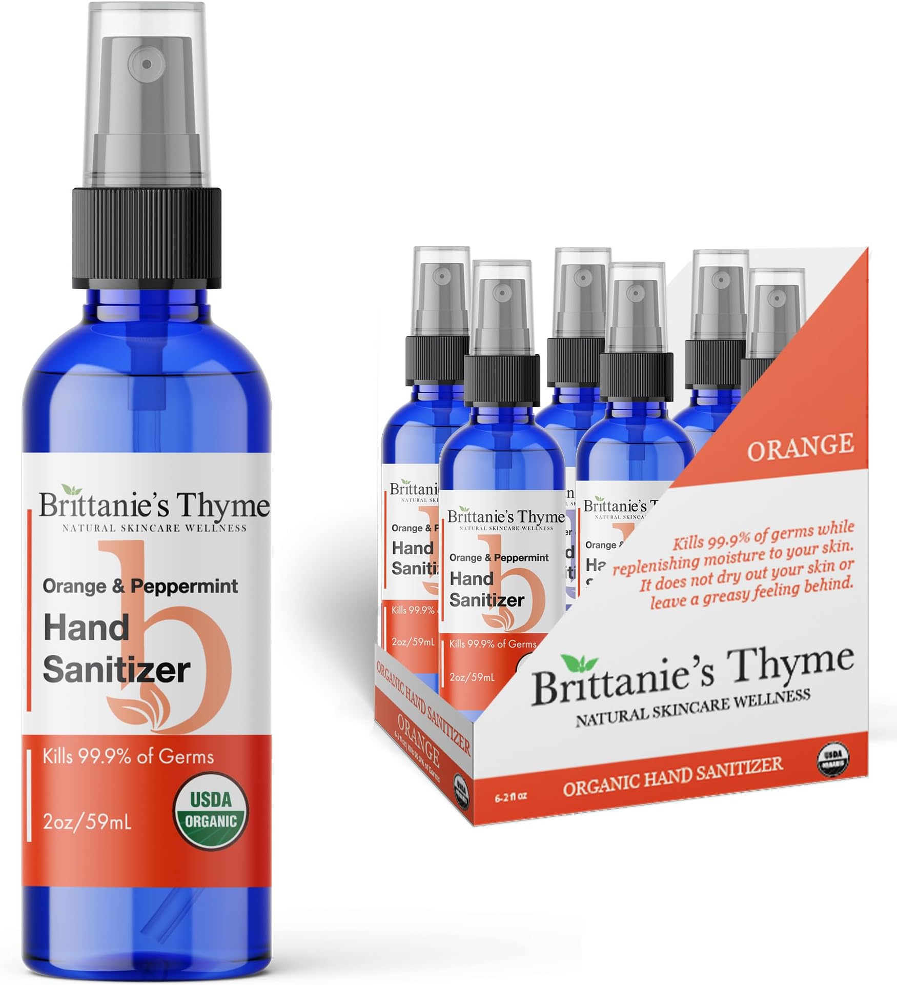 Amazon.com : Everyone for Every Body Hand Sanitizer Spray, 2 Ounce, 6 ...