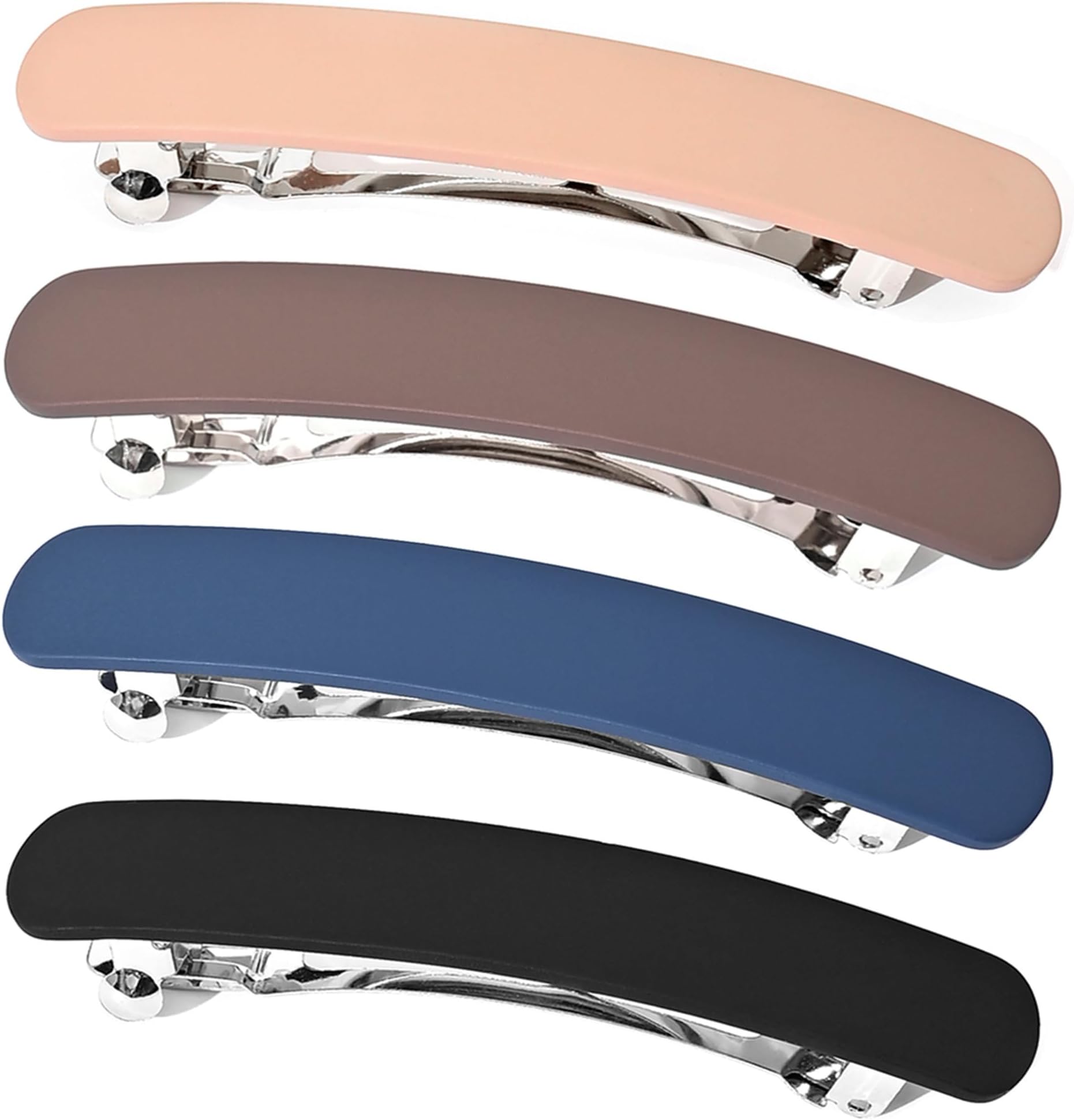 Amazon.com : France Luxe Mini Rectangle Barrette, Mojave, Set of 2 ...