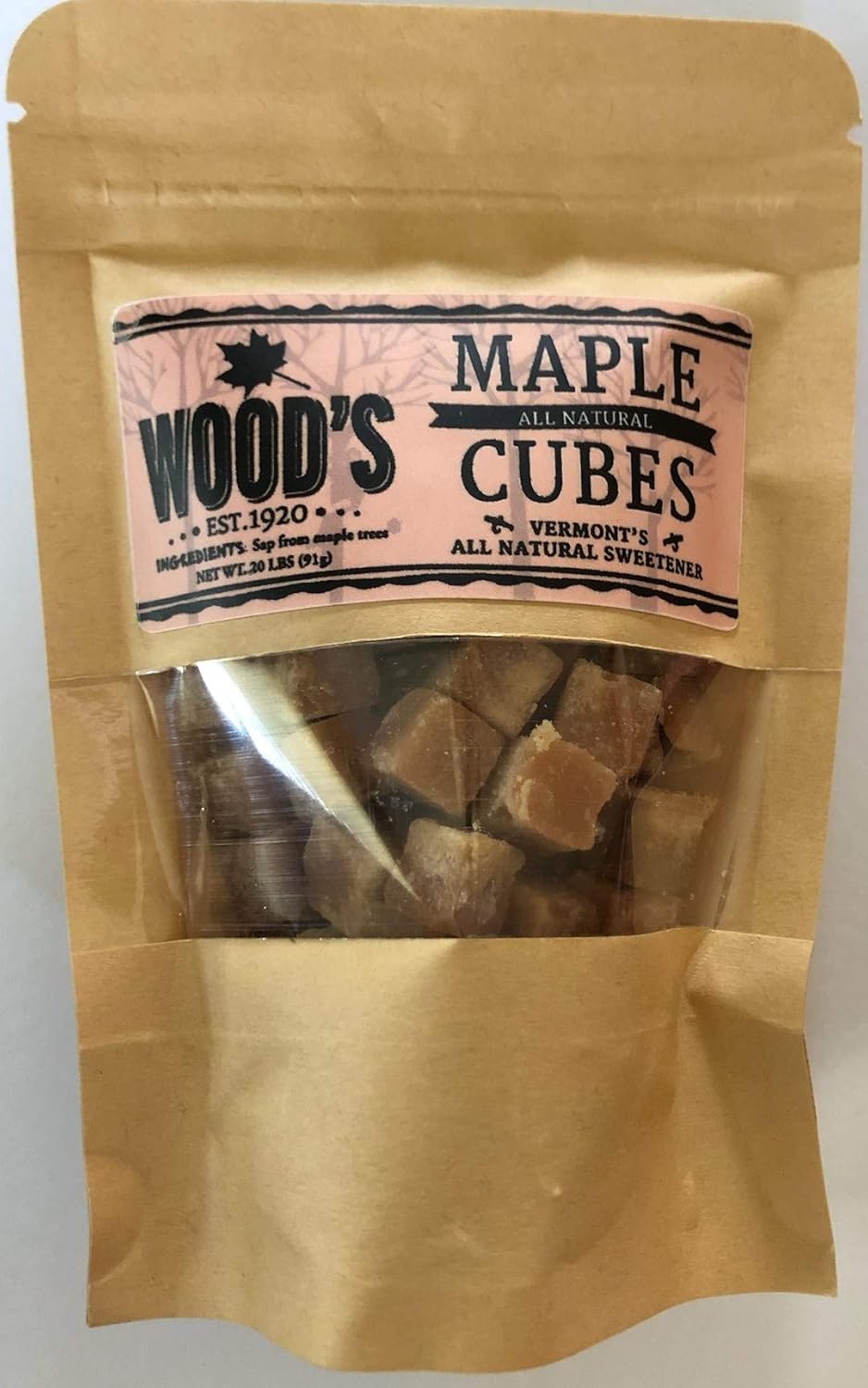 Amazon.com: Wood’s Maple Sugar Cubes – 100% Pure Vermont Maple Syrup ...