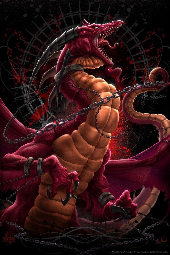 Amazon.com: Unleashed Redux Red Dragon In Chains By Tom Wood Fantasy ...