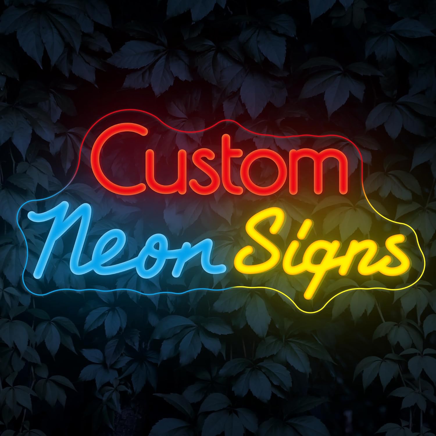 Custom Neon Signs,Dimmable LED Signs for Wedding Birthday Bar Party ...