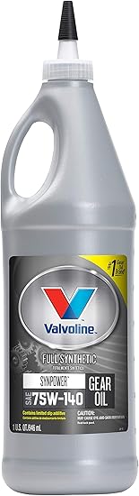 Amazon.com: Valvoline SynPower SAE 75W-140 Full Synthetic Gear Oil 1 QT ...