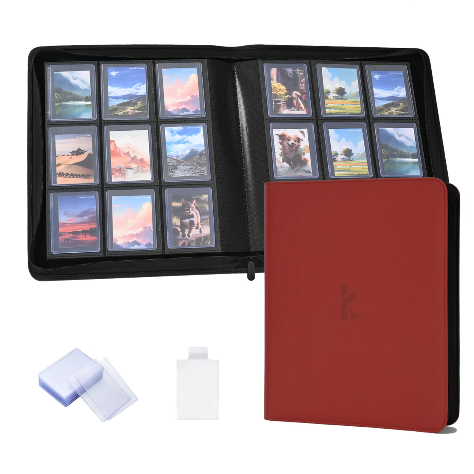 Snapklik.com : KLEAR Top Loader Binder, Holds 288 Top Loaders, Include ...