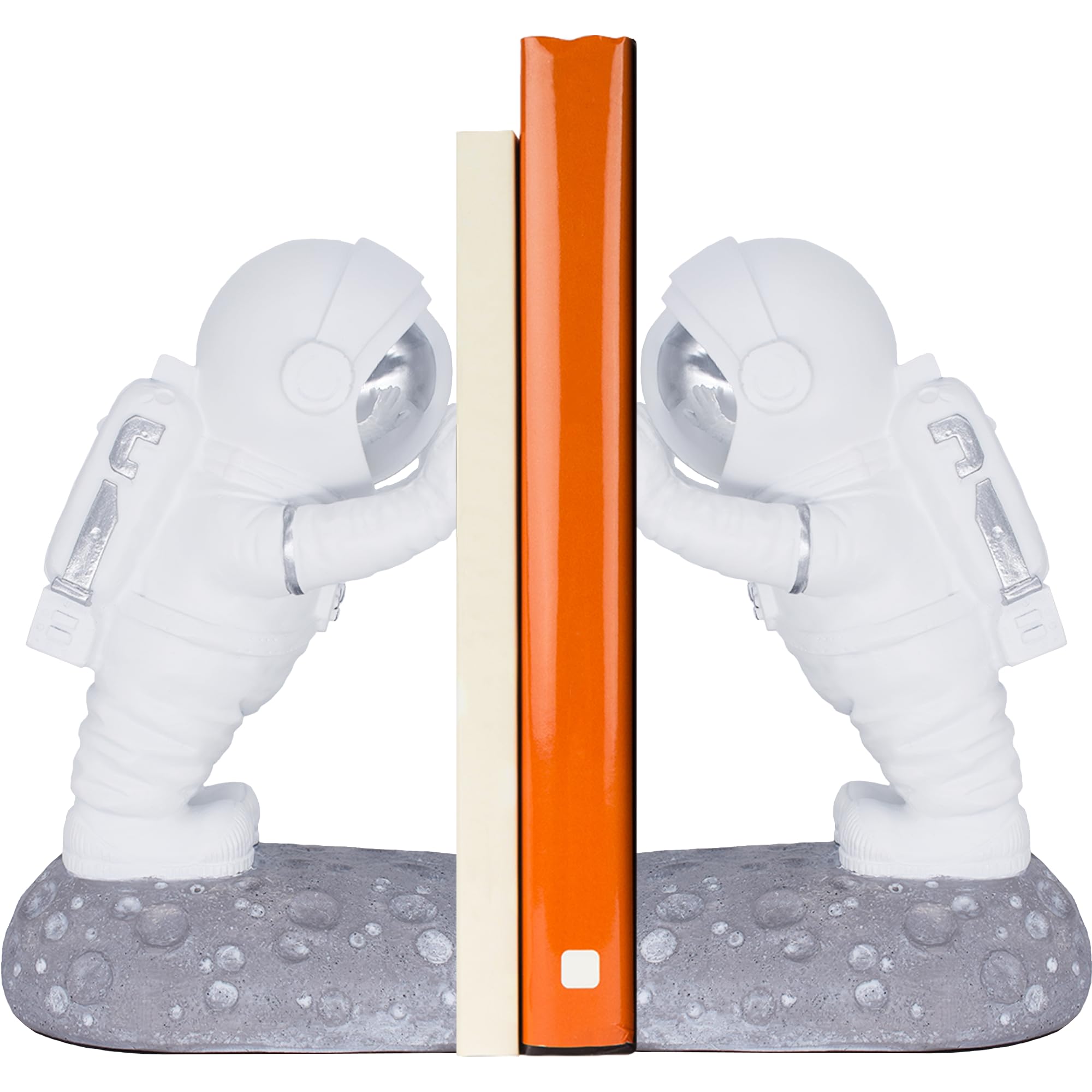 Amazon.com: Joyvano Astronaut Bookends - Space Decor Bookends for Kids ...