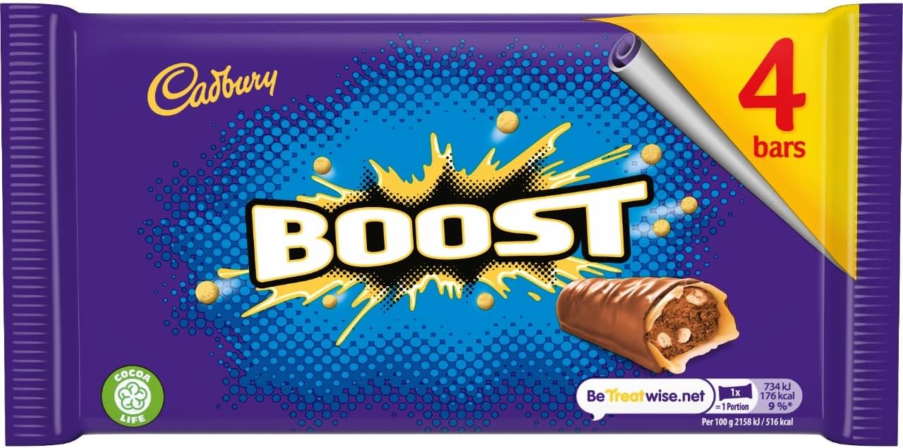 Cadbury Boost Chocolate Bar, 160g : Amazon.co.uk: Grocery