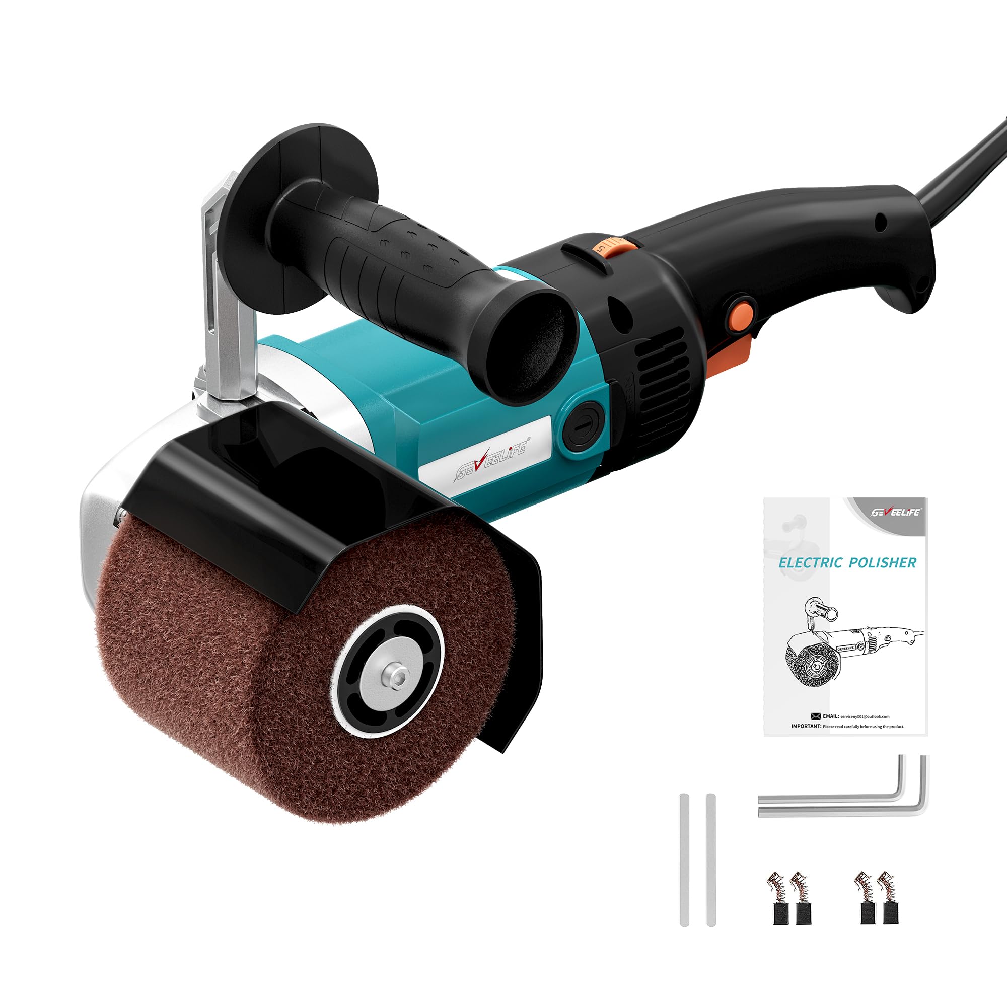 Buy Burnishing Polishing Machine 1400W, Electric Handheld Stainless ...