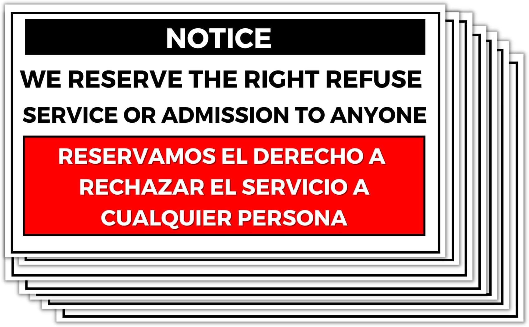 Amazon.com : We Reserve The Right To Refuse Service To Anyone Signs ...