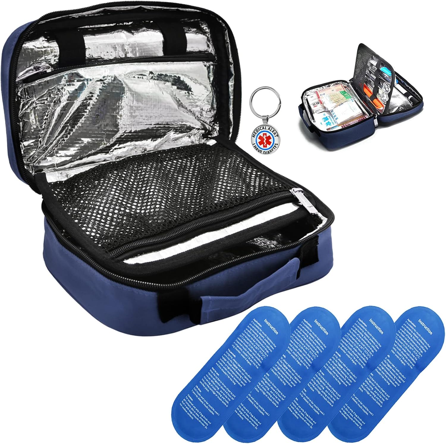 Amazon.com: Insulin Cooler Travel Case Diabetic Medication Cooler Bag ...