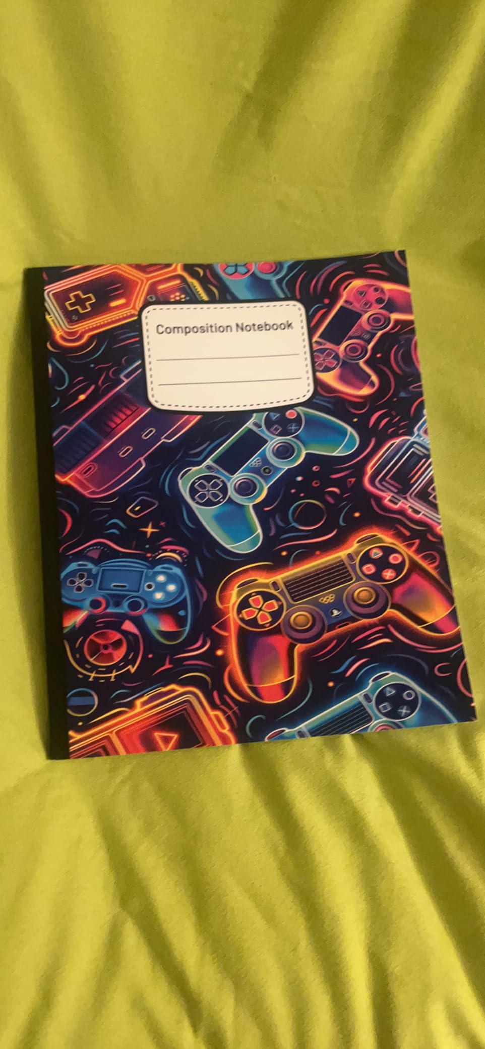 Composition Notebook: Video Gamer Wide Ruled Lined Paper Notebook for ...