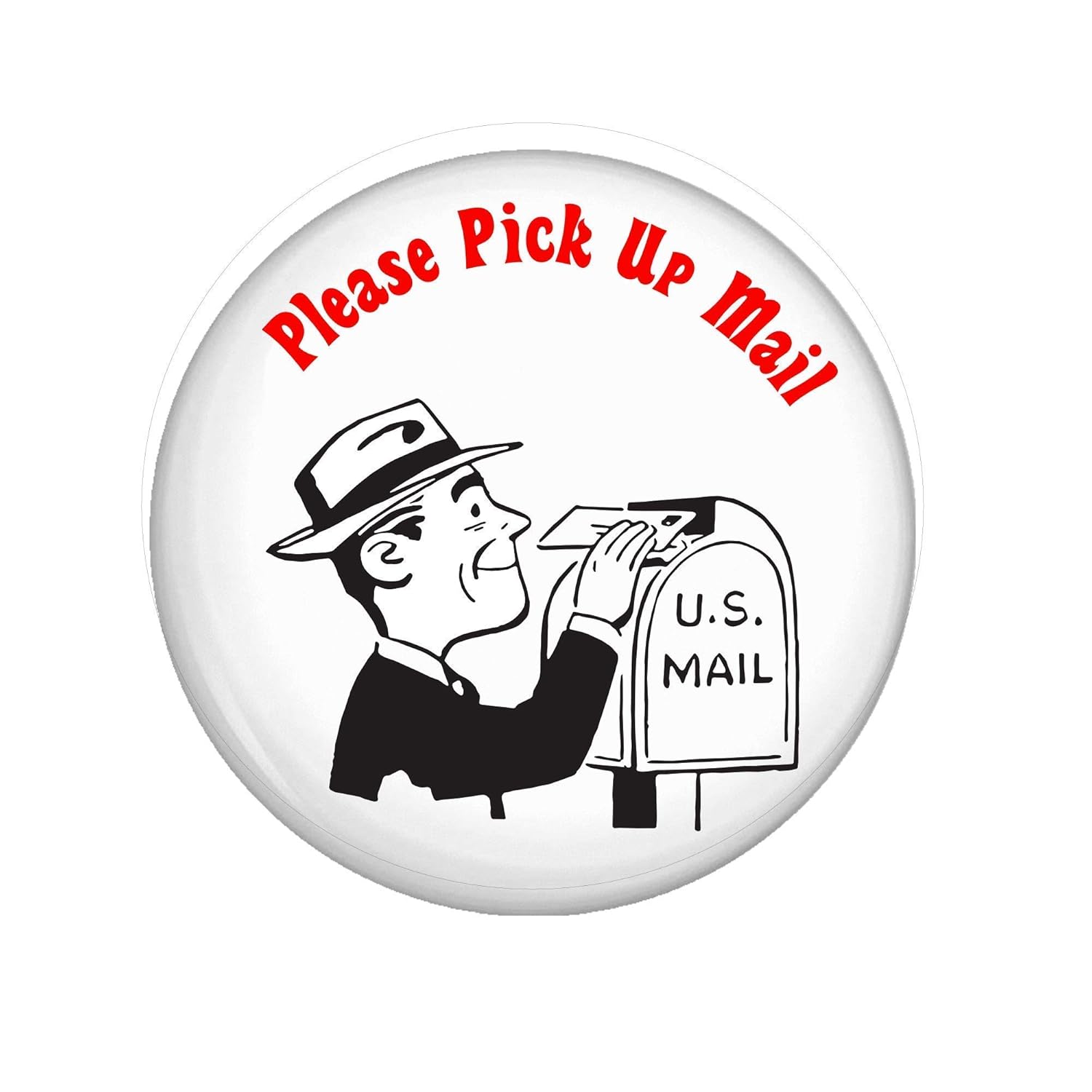 Amazon.com: Retro Comic Outgoing Mail Magnet Please Pick Up Mailbox ...