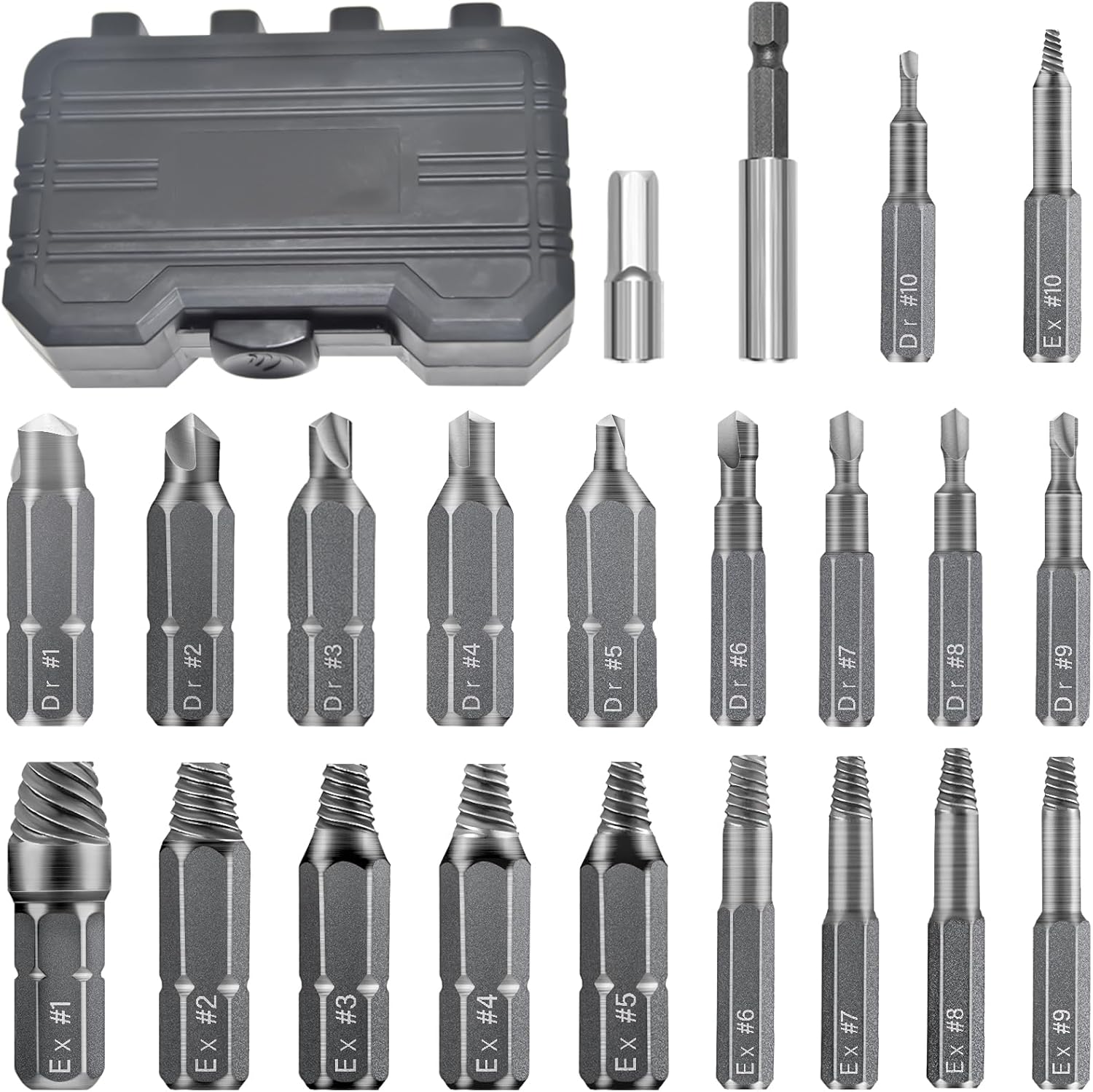 ZYLJHZ Damaged Screw Extractor Set - stripped screw extractor set, Easy ...