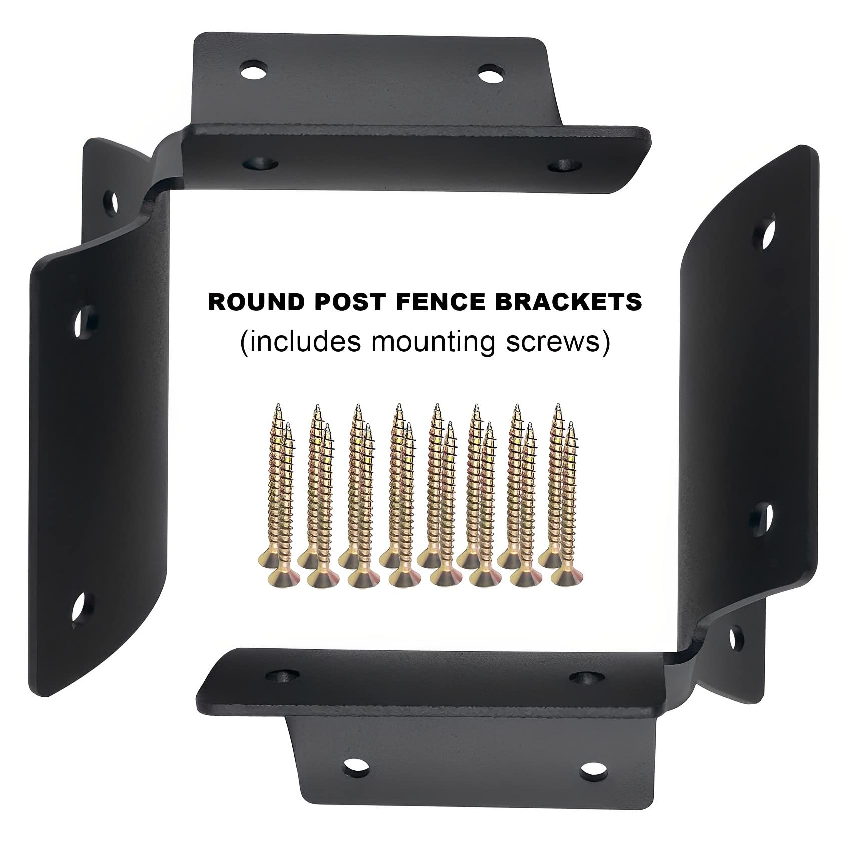 Snapklik.com : Round Post Fence Brackets - Supply - Online Brackets ...