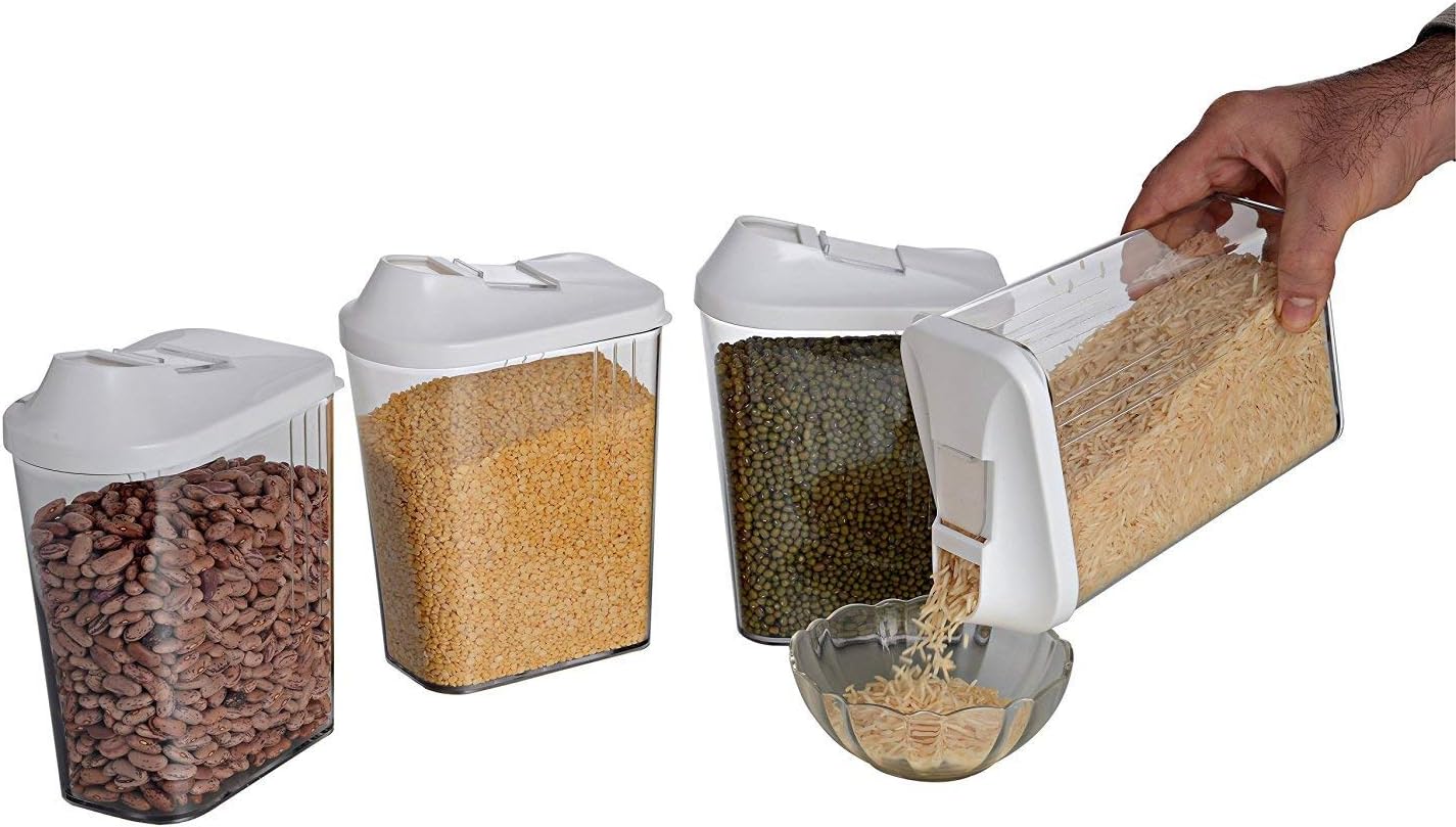 Amazon.com: JVS Easy Flow Container 250 ml (Pack of 4) : Home & Kitchen