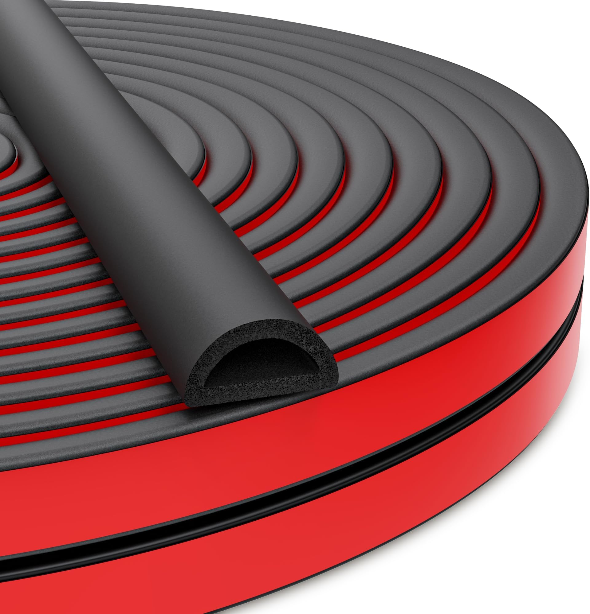 ESI Ribbed Rectangle Rubber Seal – .187” Height .500” Width 25’ Length ...