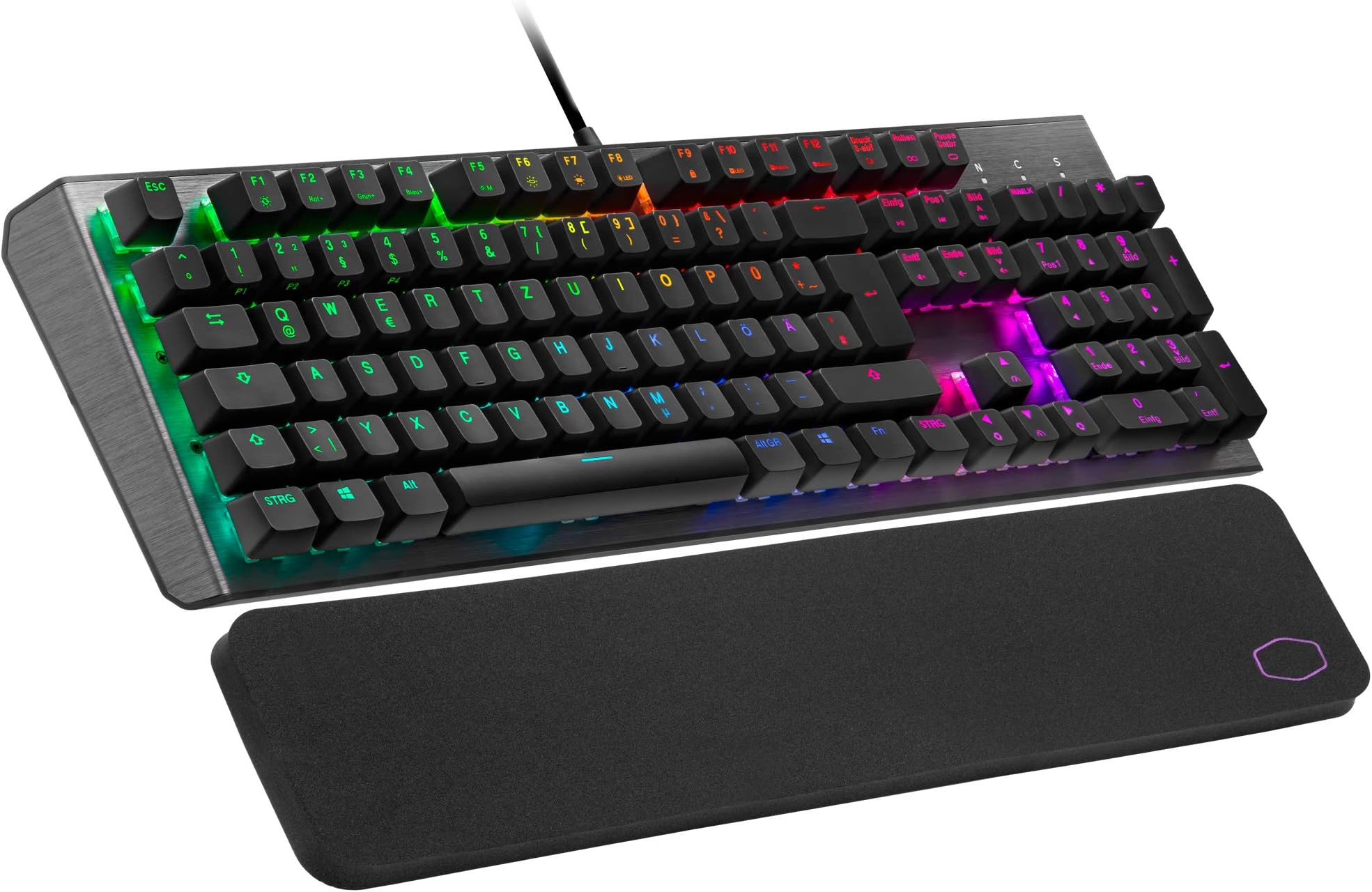 Cooler Master CK550 V2 Mechanical Gaming Keyboard - RGB Backlight, On ...
