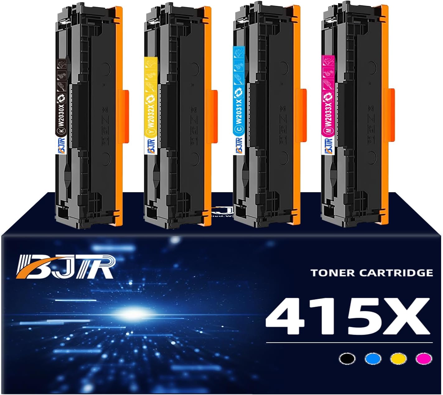 BJTR 415X Compatible Toner Cartridge Replacement for HP 415A 415X ...