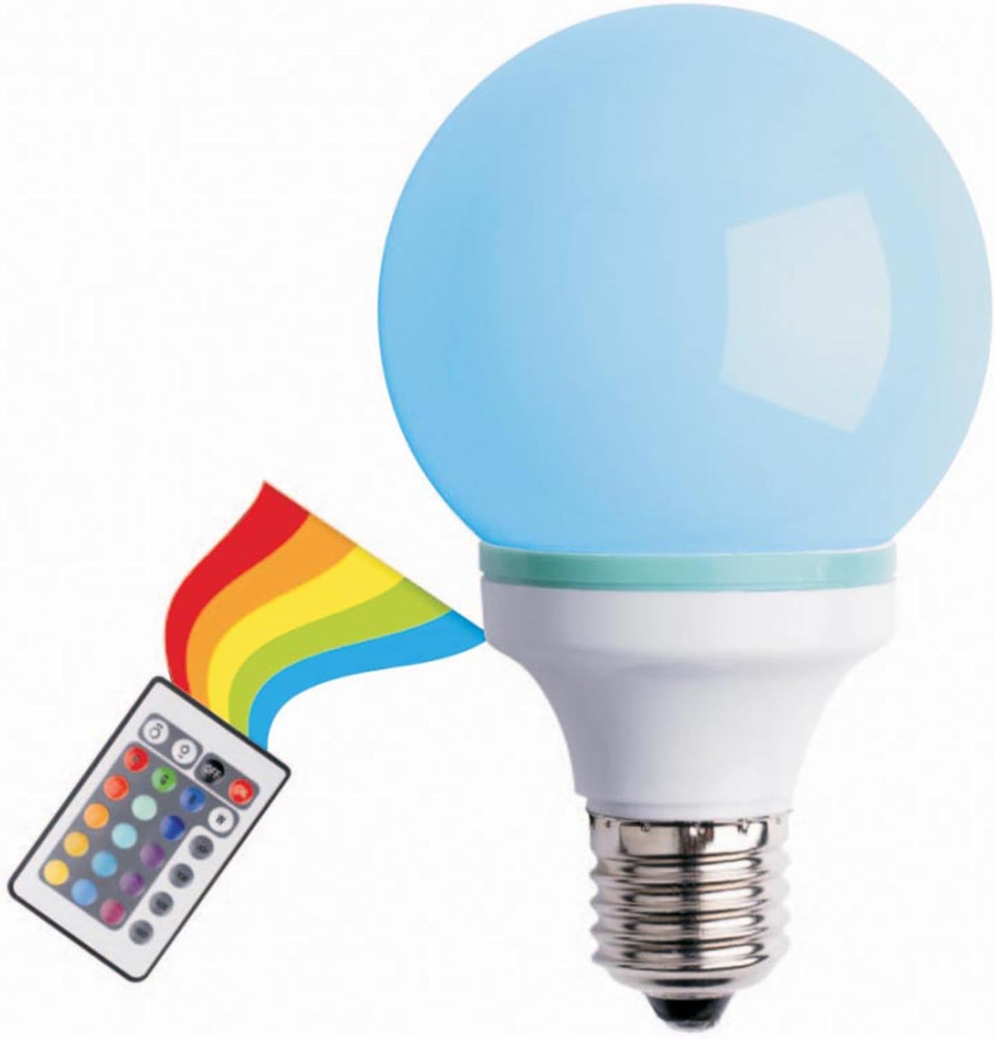 Amazon.com: Creative Motion Multi-Color Changing 1-watt LED Bulb with a ...