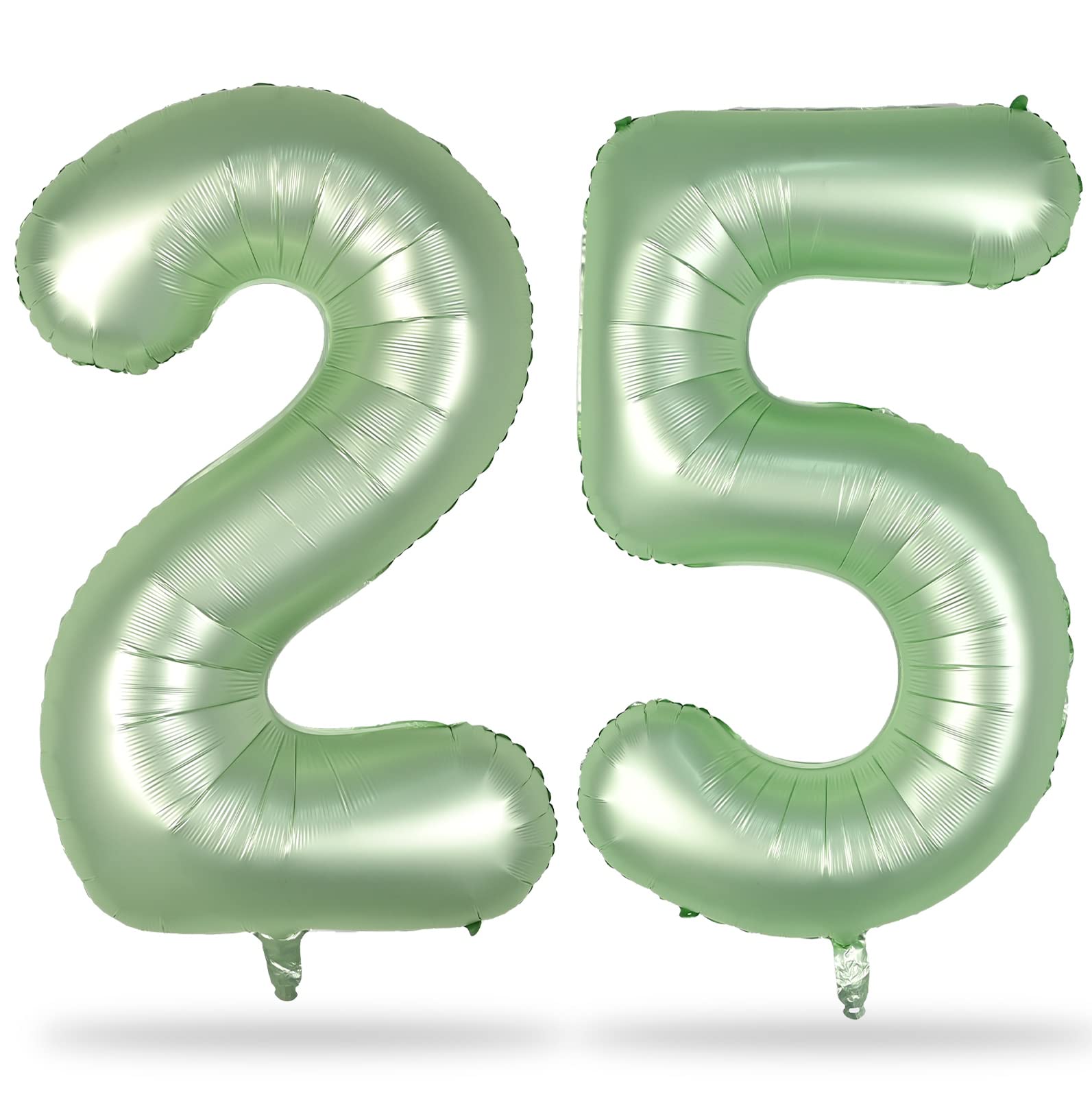 Amazon.com: 25th Birthday Balloons Sage Green for Girls, 40 Inch Giant ...