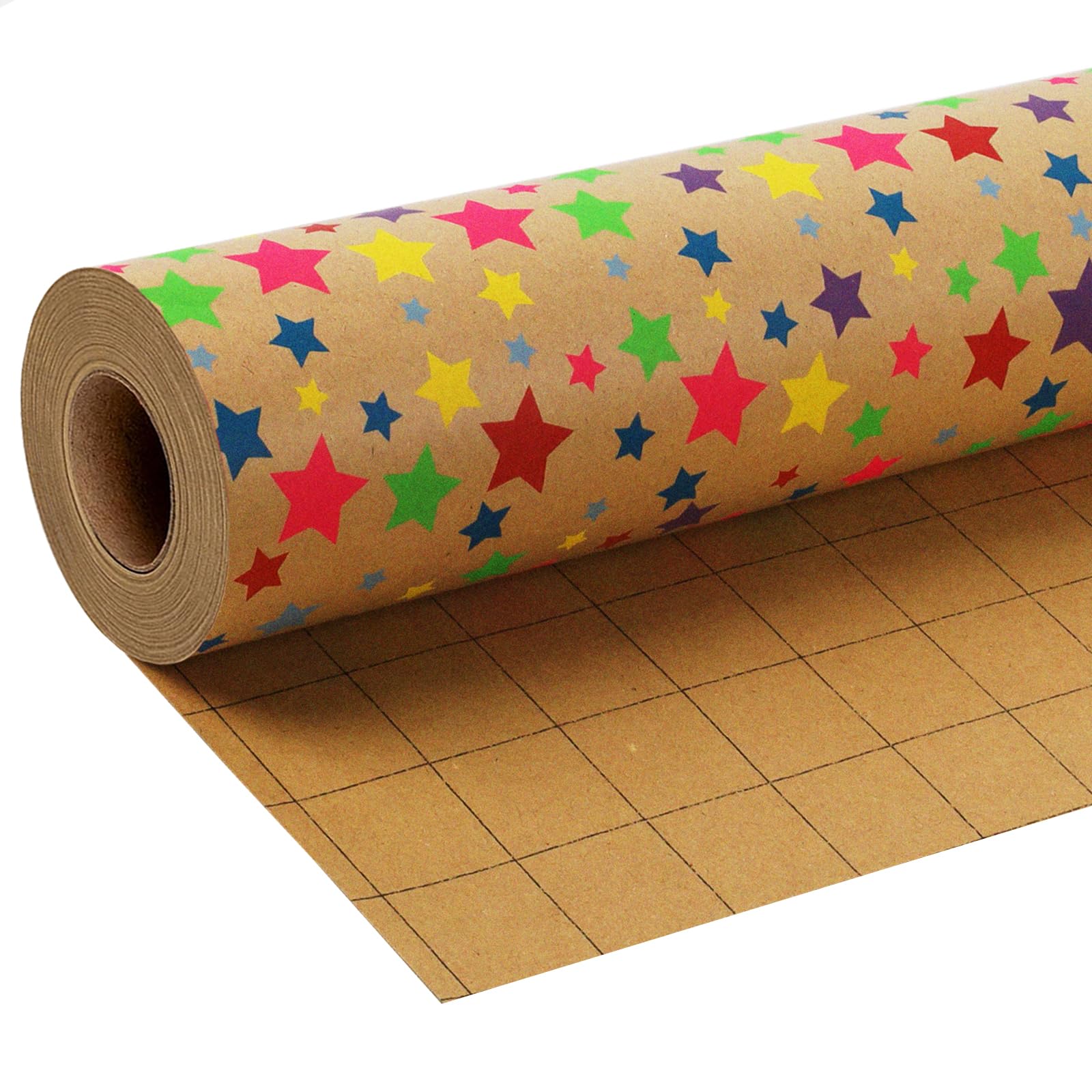 Amazon.com: LaRibbons Birthday Wrapping Paper Roll for Kids, 30 Inch x ...