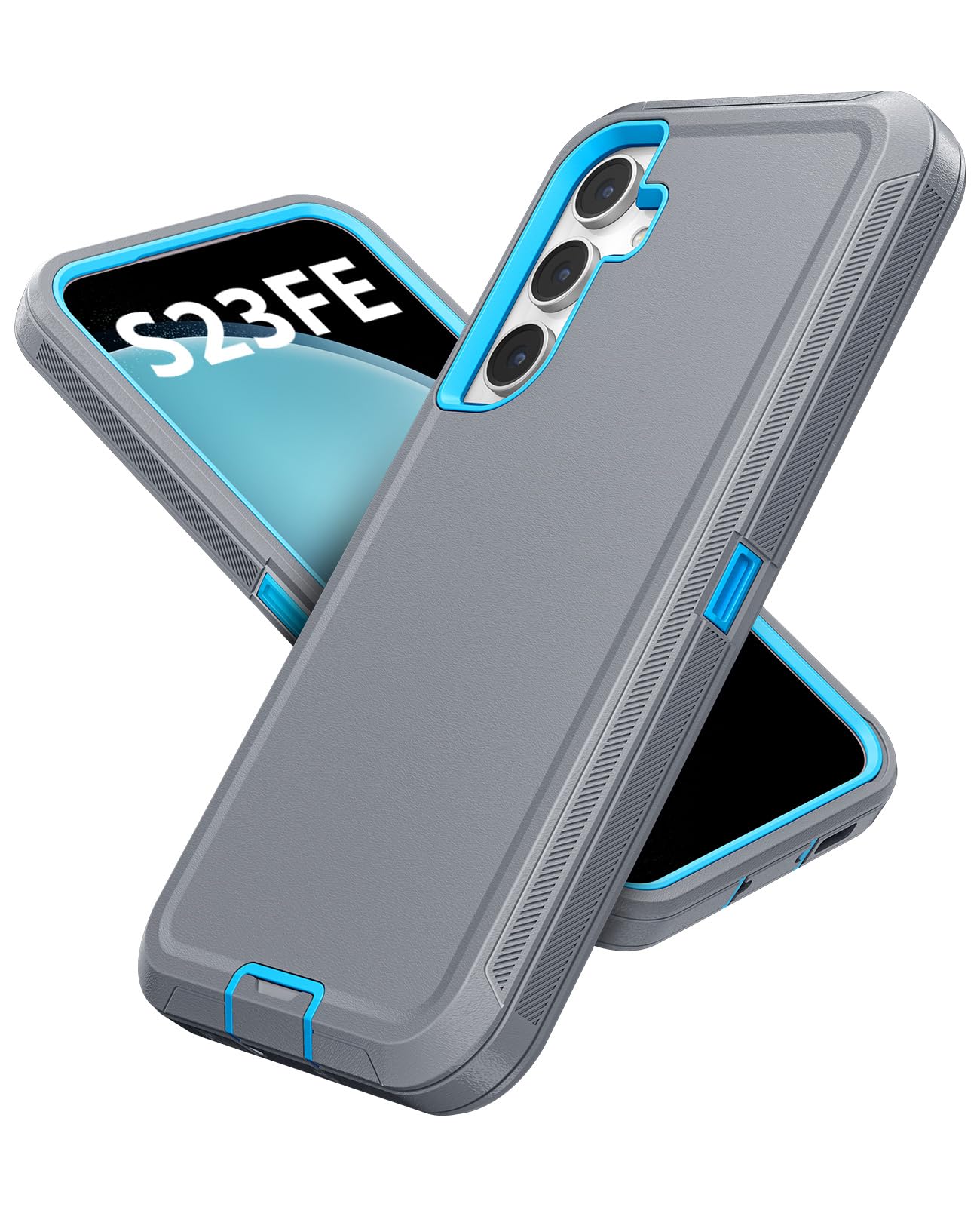 Amazon.com: Jelanry Case for Samsung Galaxy S23 FE 5G 6.4-inch, Heavy Duty Rugged & Dual-Layer ...