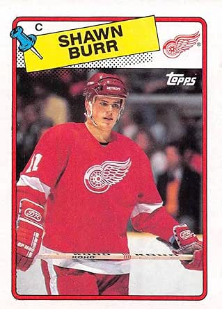 Amazon.com: 1988-89 Topps Hockey #78 Shawn Burr Detroit Red Wings ...