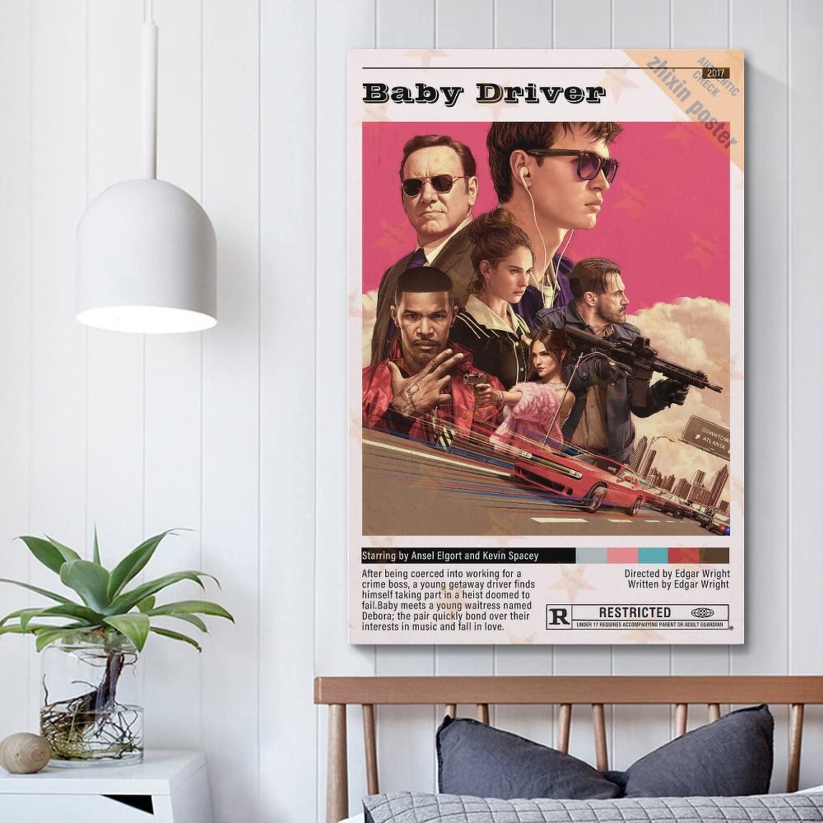 Snapklik.com : Baby Driver Movie Aesthetic Posters Decorative Painting ...