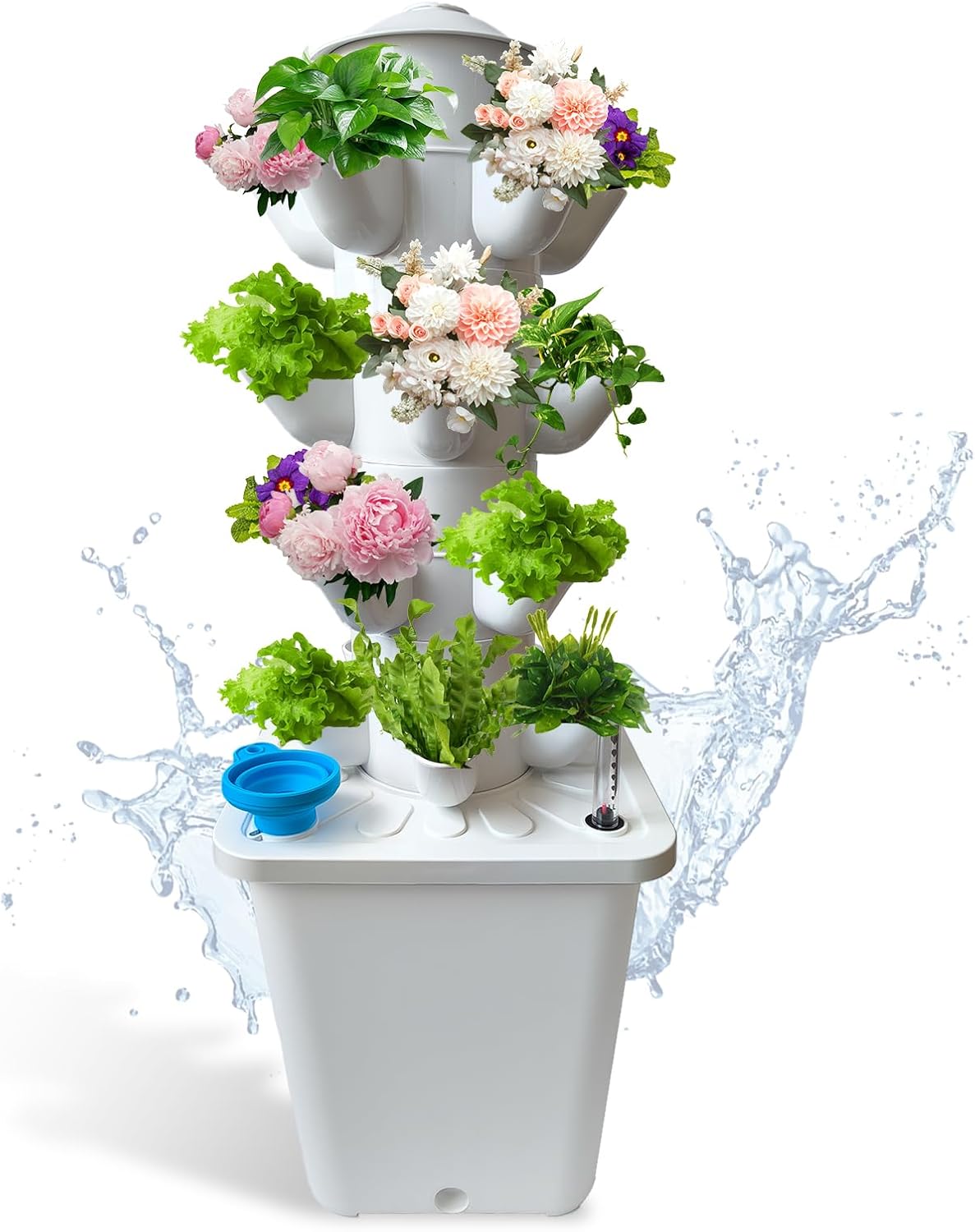 Amazon.com: chicify 20 Plants Hydroponic Tower, Hydroponics Growing ...