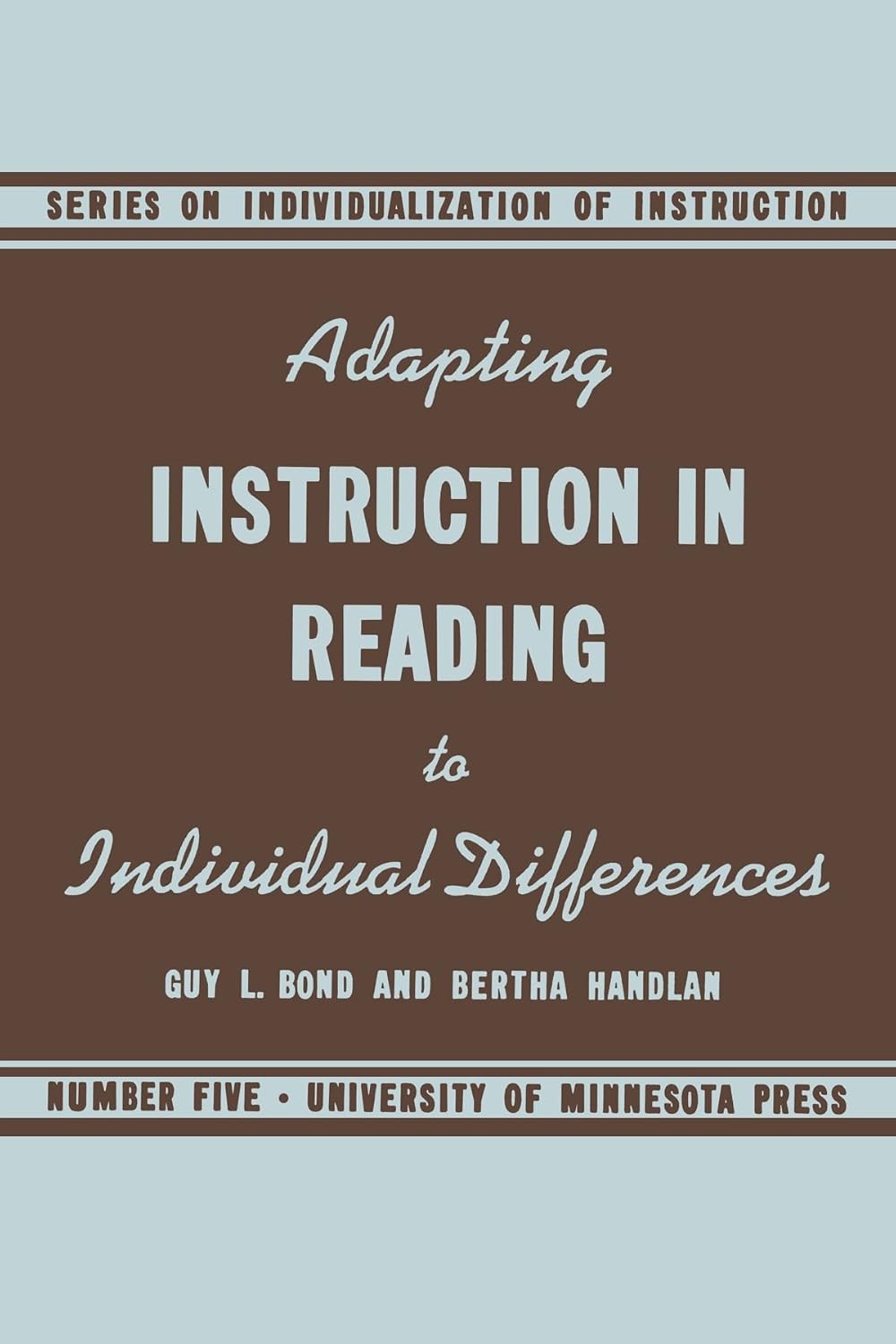 Amazon.com: Adapting Instruction in Reading to Individual Differences ...