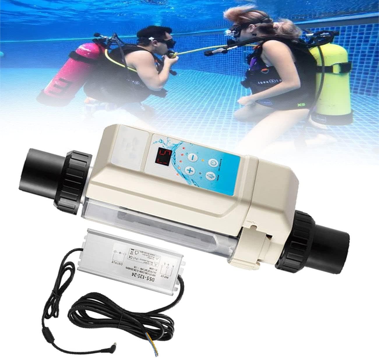 Swimming Pool Salt Chlorine Machine 8/16/12/20g/h SPA Pool Salt ...