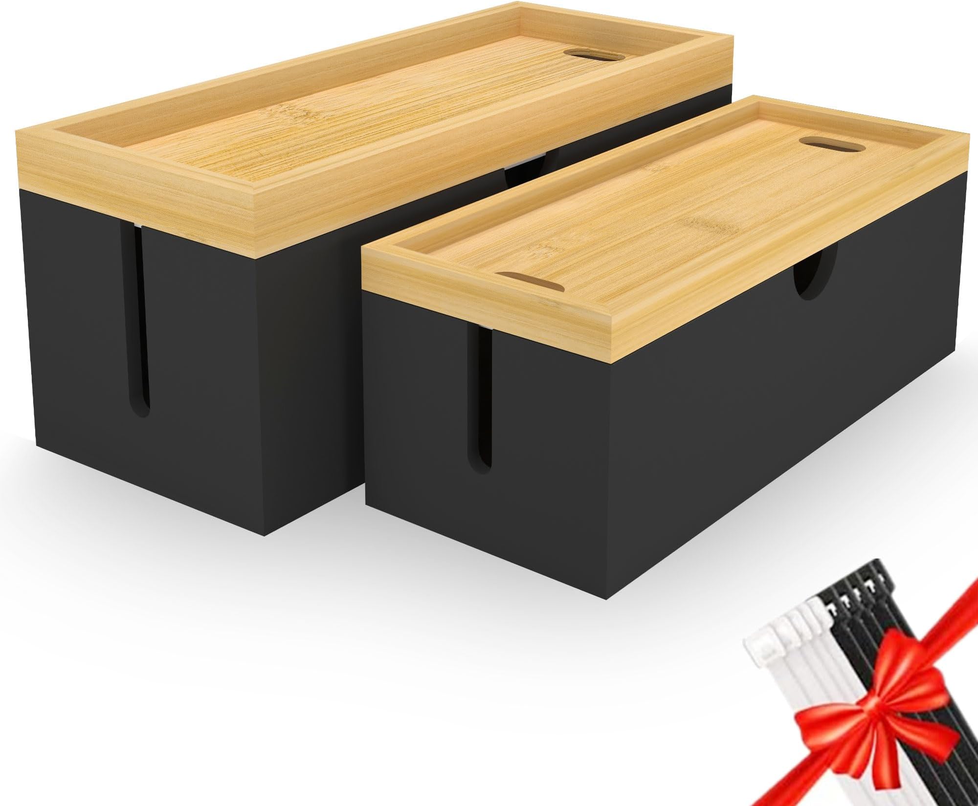 Amazon.com: Cable Management Box Set with Floor Cord Covers 3 Pack ...