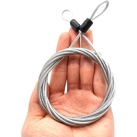 Amazon.com: Master Lock 715DAT Braided Steel Car Cover Cable with Laminated Steel Padlock, 7 ft ...