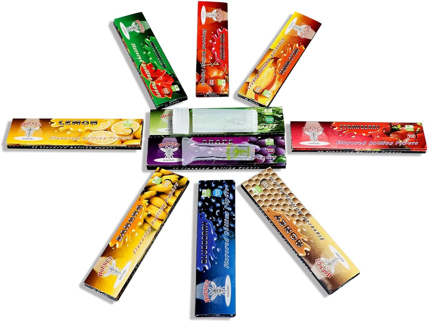 Amazon.com: HORNET Flavored Rolling Papers With Glass Filters, Mix ...