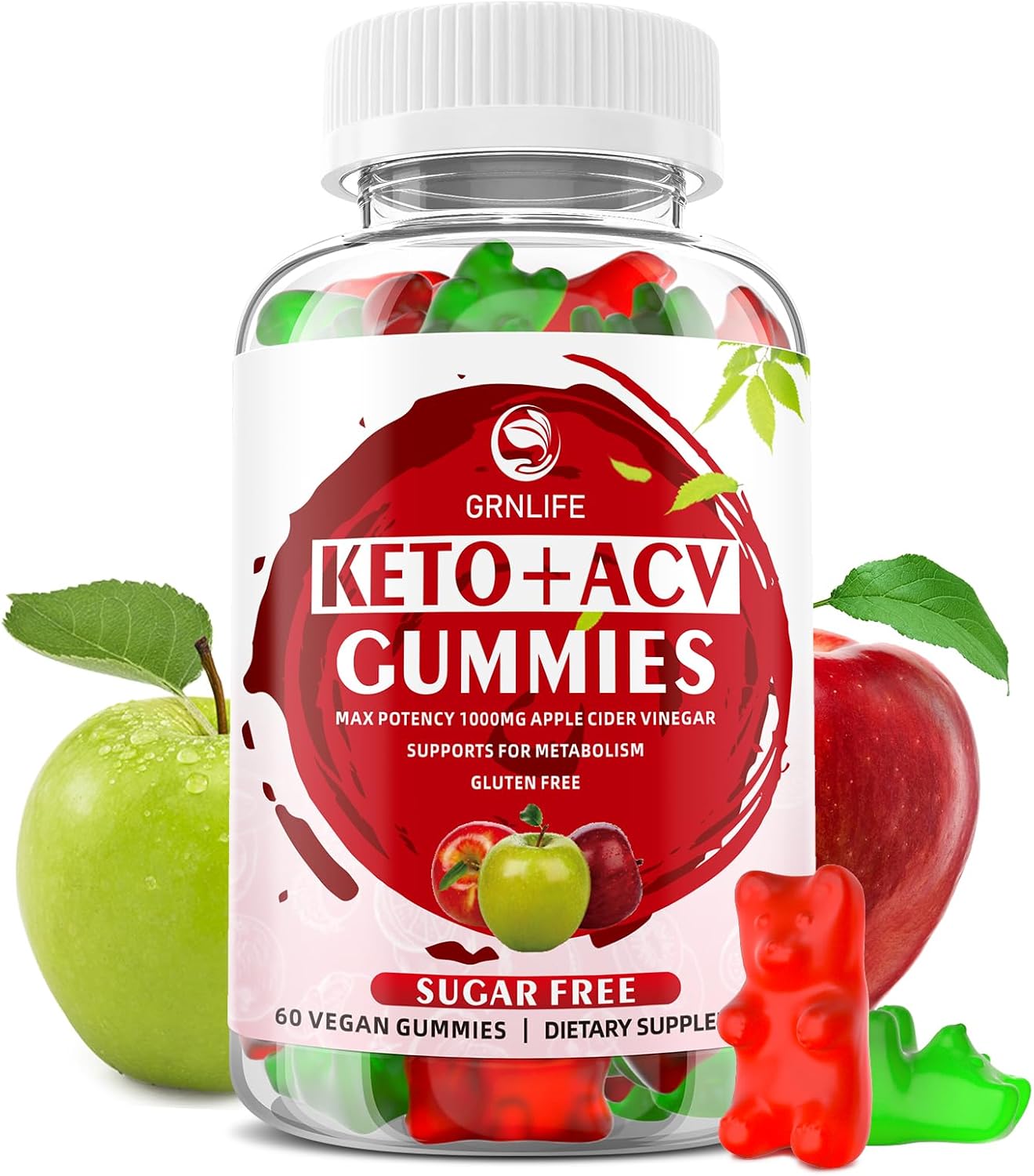 Amazon.com: Keto ACV Gummies Advanced, 1000MG Apple Cider Vinegar ...