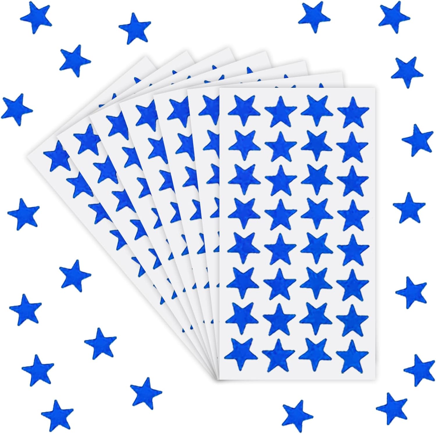 Amazon.com: Star Stickers 1000 Pack, Blue, Foil Stars .75" Diameter ...