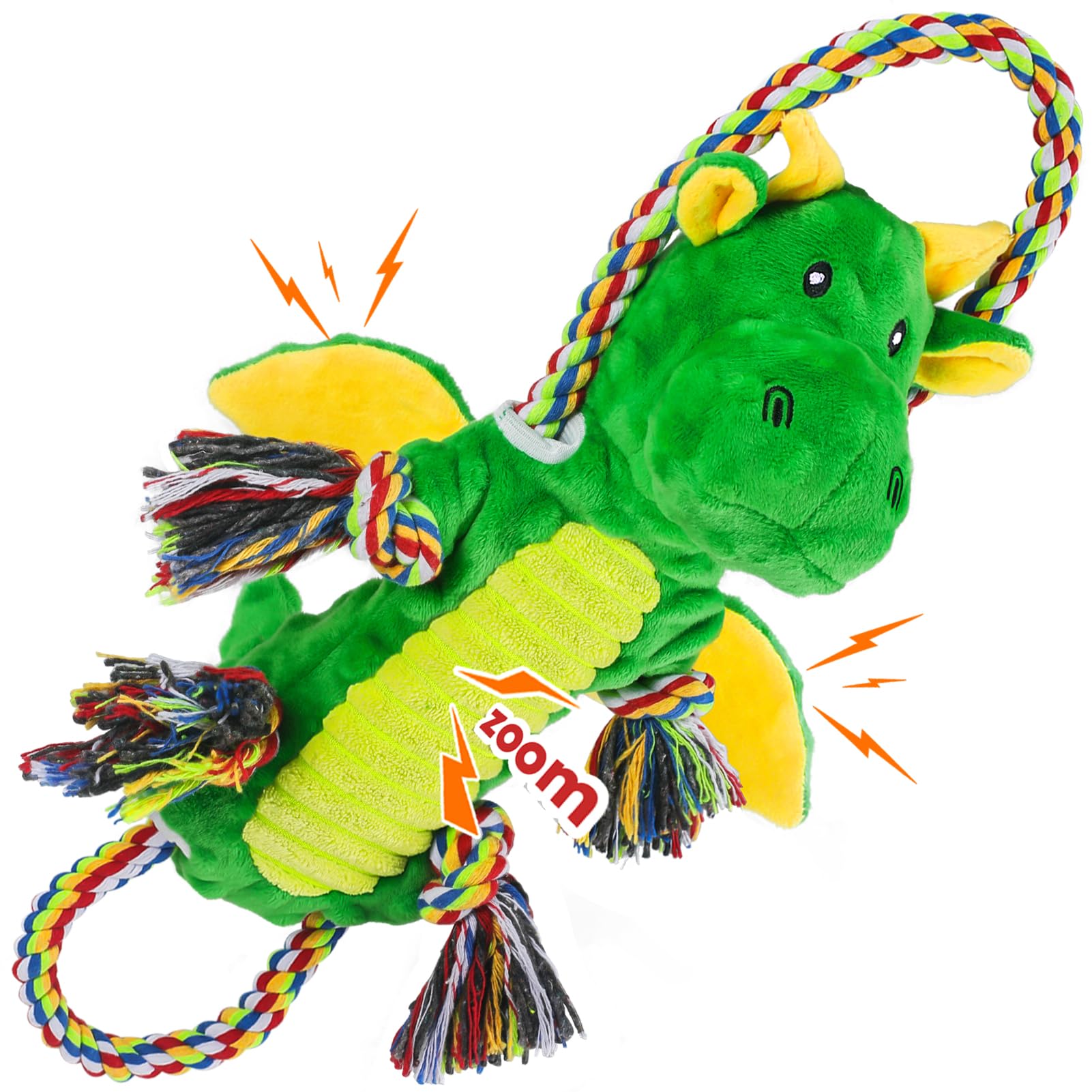 Amazon.com : FOXYYDS Plush Interactive Dog Toys，Dog Toy for Aggressive ...