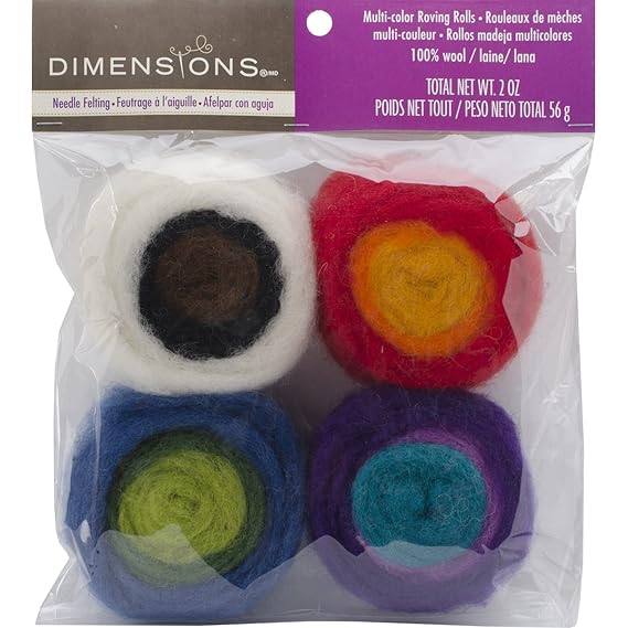 Buy Dimensions Feltworks Multi-Color Roving Rolls - 2 oz Online at Low ...