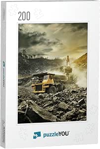Amazon.com: Big Mining Dumping Truck... Jigsaw Puzzle Jigsaw Puzzle ...