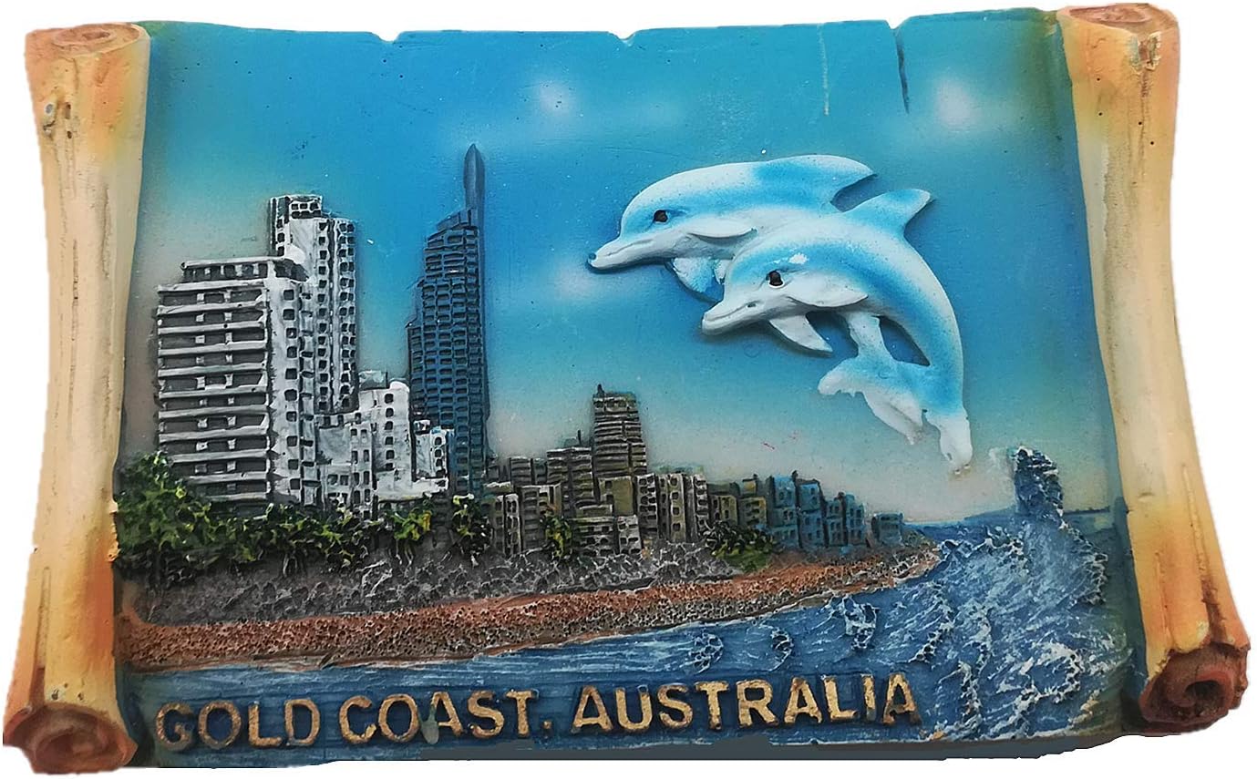 Amazon.com: Gold Coast Australia Fridge Magnet Tourist Souvenir Gift ...