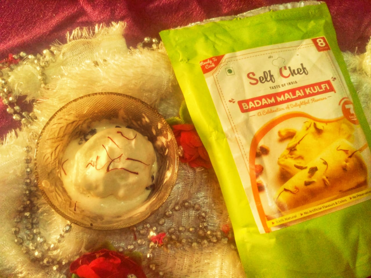 SELF CHEF Badam Malai Kulfi -Ready to Cook, Kulfi Mix Powder 200 GMS ...