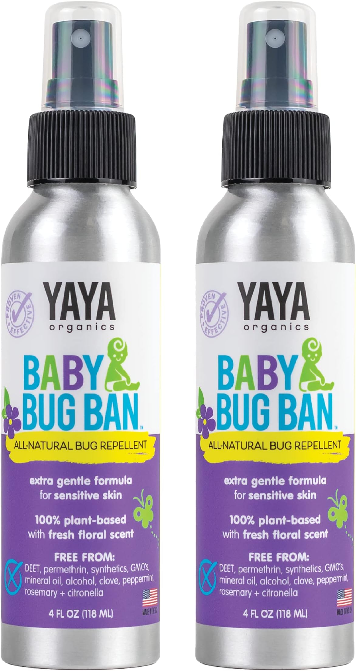 Amazon.com: California Baby Natural Bug Repellent Spray | Citronella ...