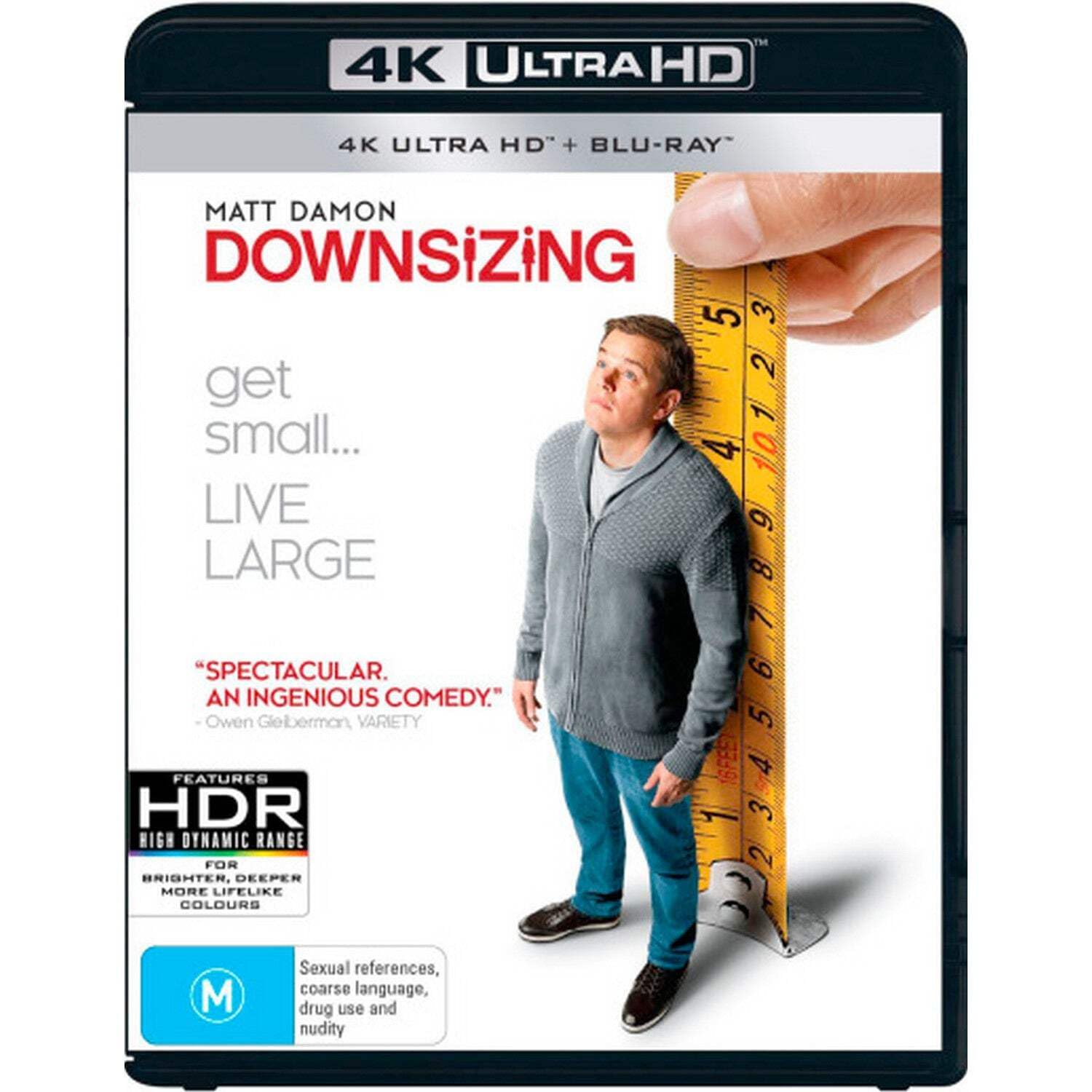 Amazon.com: Downsizing 4K UHD Blu-ray / Blu-ray | Matt Damon | Region ...
