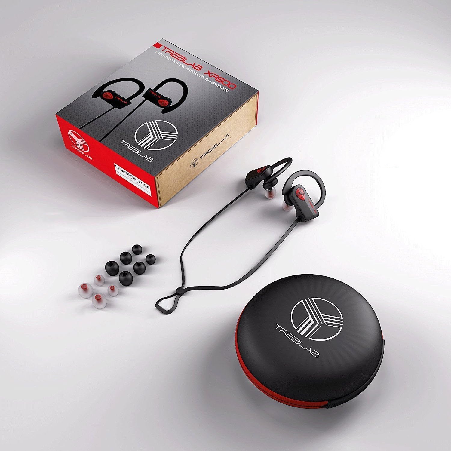 Snapklik.com : TREBLAB XR500 Bluetooth Running Headphones, IPX7 ...