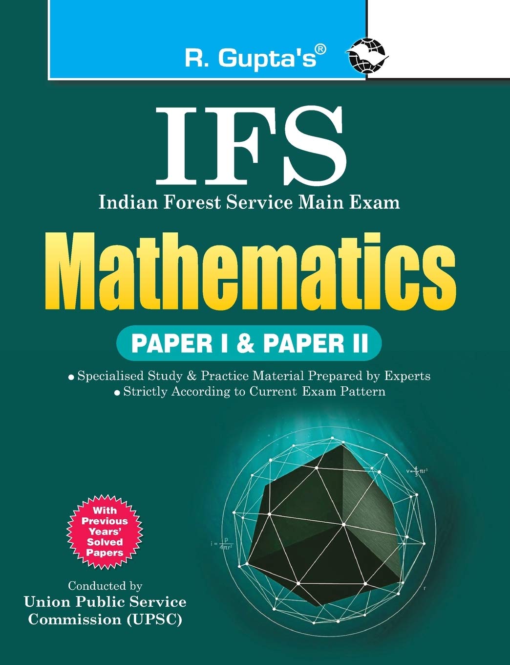Buy UPSC: IFS Mathematics (Paper I & II) Main Exam Guide Book Online at ...