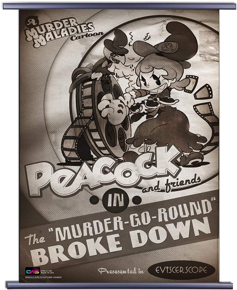 Amazon.com: CWS-Media Group Skullgirls: Peacock Movie Style Wall croll ...