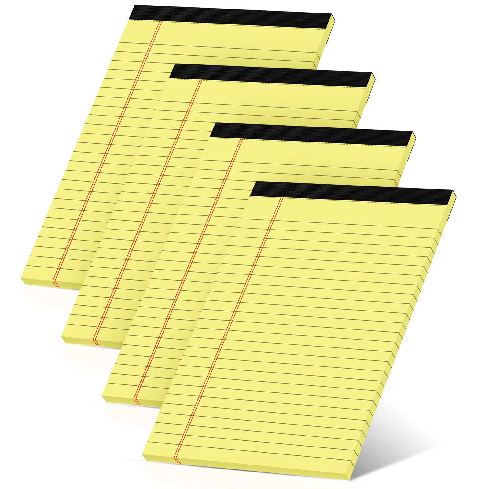 Snapklik.com : Legal Pads 5x8 Inch, 4 Pack, Narrow Ruled, 5x8 Yellow ...