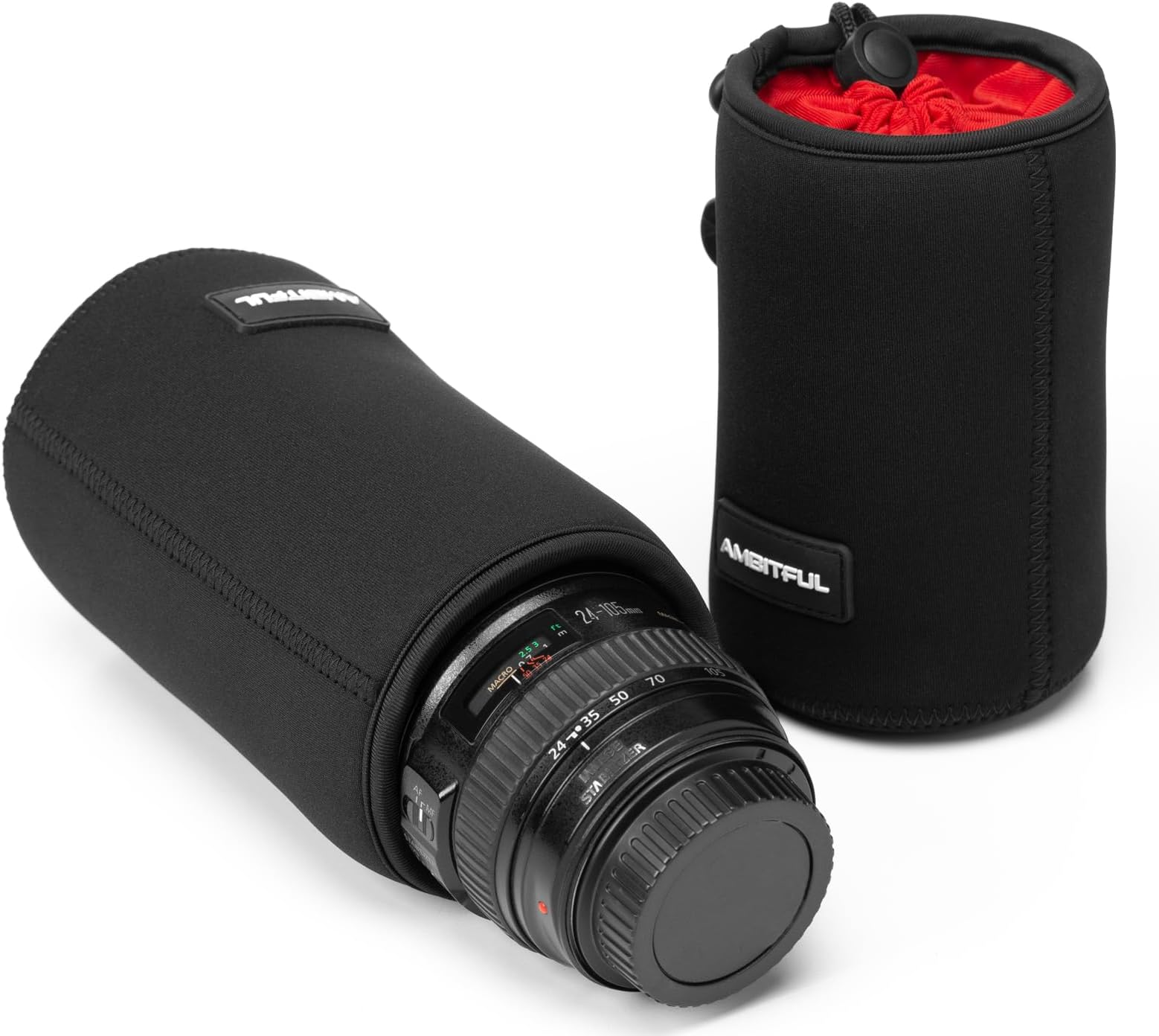 Neewer Lens Case 4-Pack, Lens Pouch Bag with Thick Protective Neoprene ...