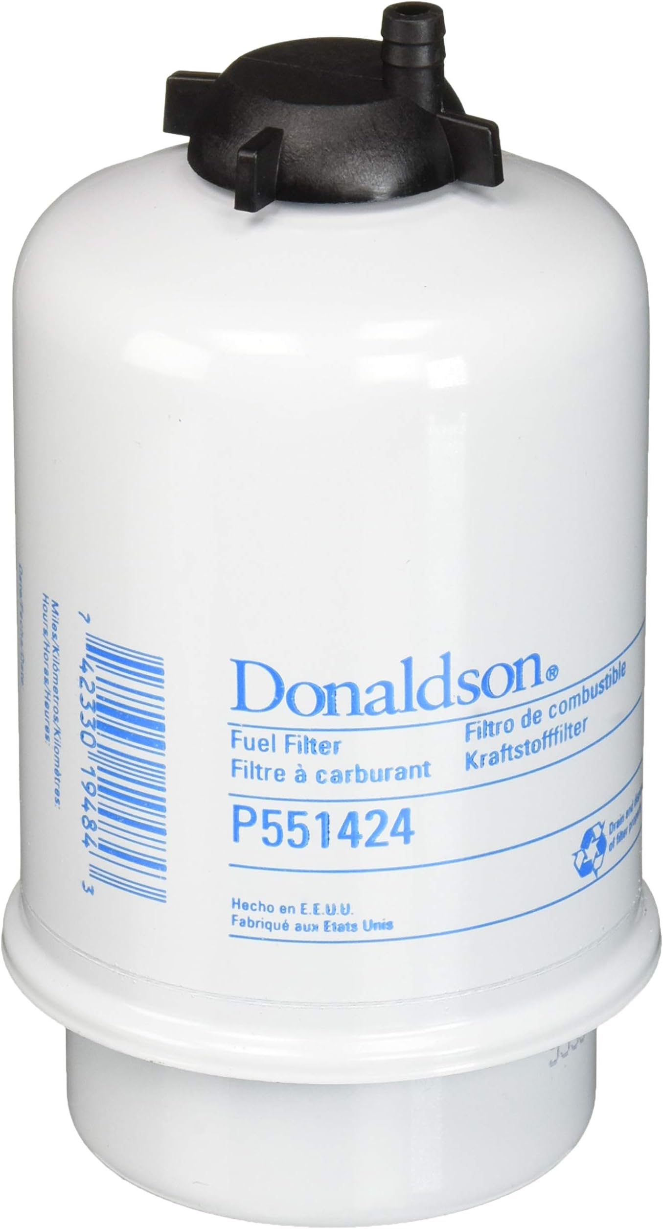 Amazon.com: Donaldson P551424 Fuel Filter (Water Separator, Cartridge ...
