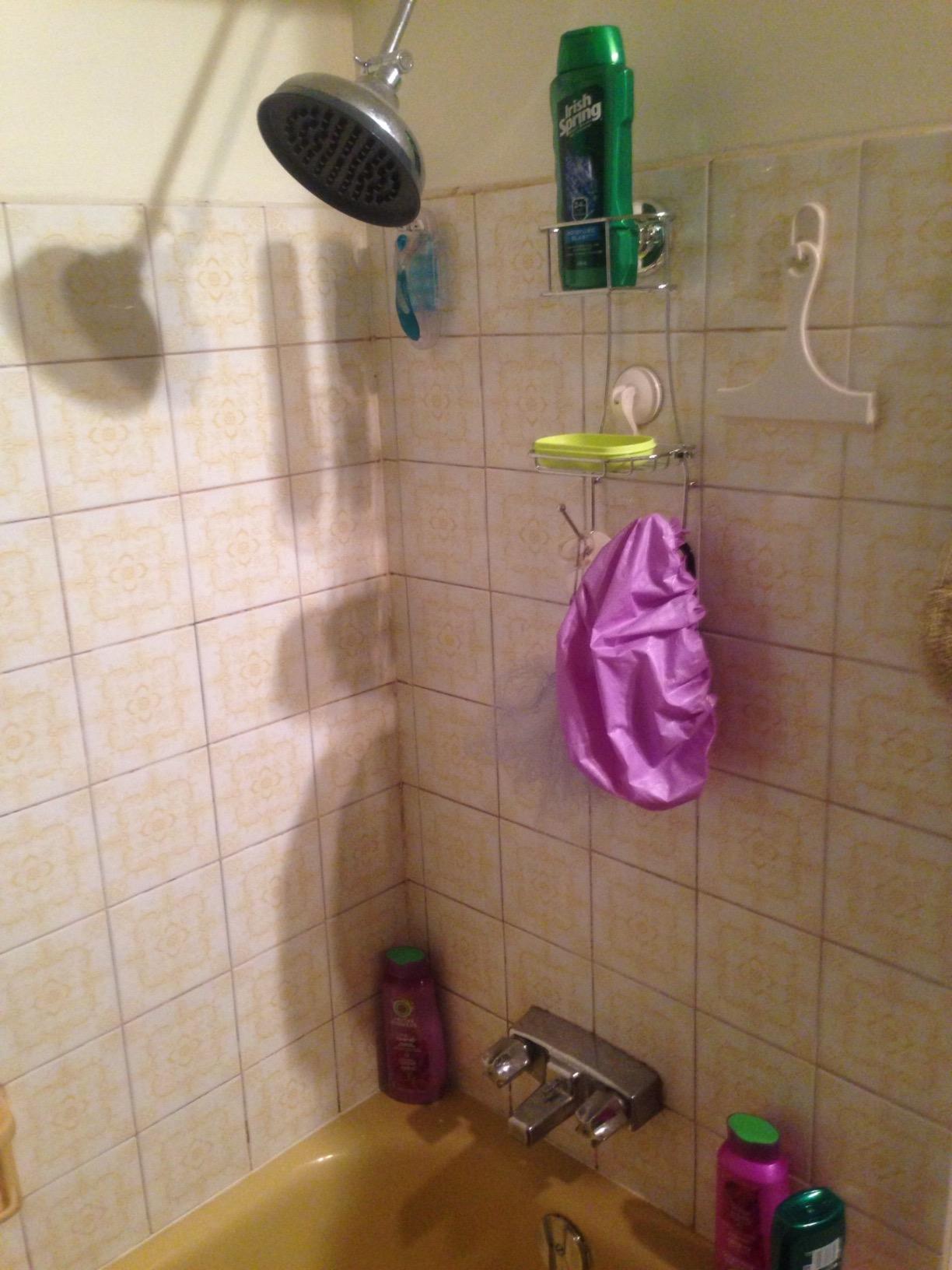 Ez Suction 2-Tier Shelf Organizer Chrome Shower Hanging Shave Station ...