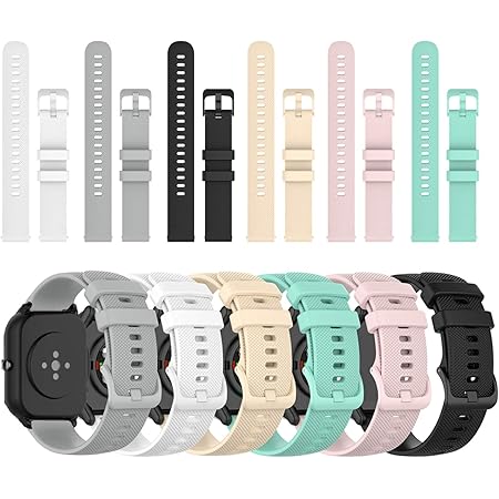 Amazon.com: TenCloud 6-Pack Bands Compatible with Fitpolo Smart Watch ...